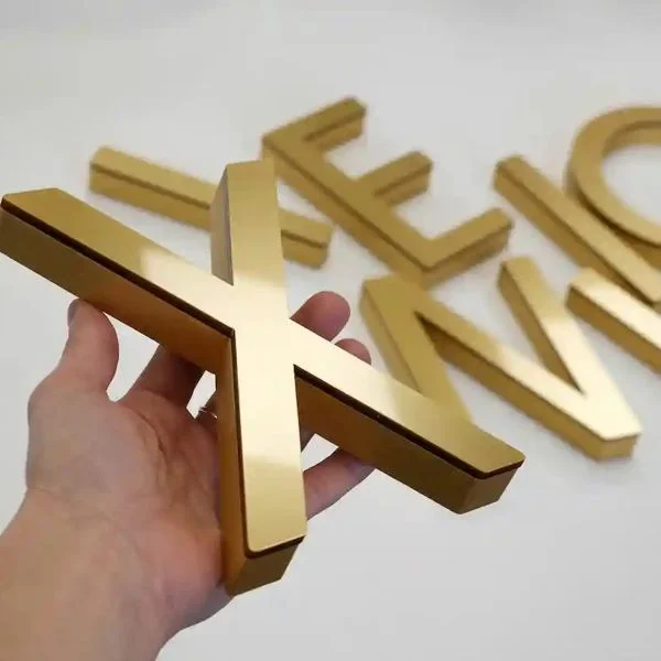 Gold Acrylic Letters | LITA SIGN