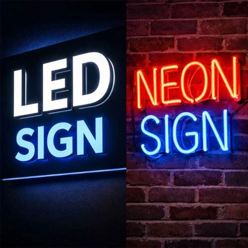 Neon vs LED Signs for Business: Which One Should You Choose?