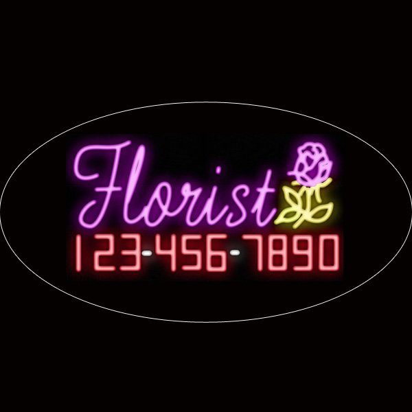 Florist Neon Signs - LITASIGN